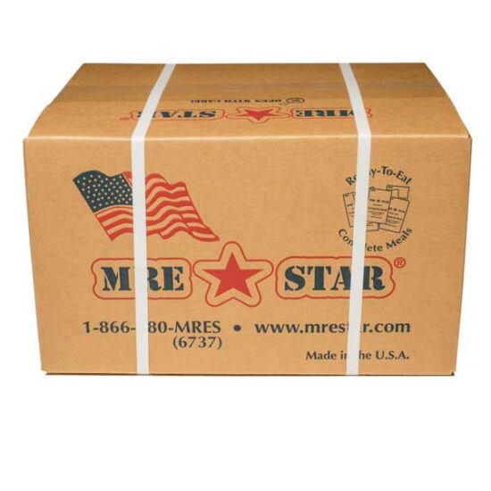 Case of 12 Single Complete MRE Meals – Standard Variety with Heaters (M ...