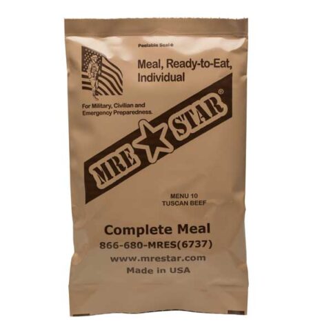 Case of 12 Single Complete MRE Meals – Standard Variety with Heaters (M ...
